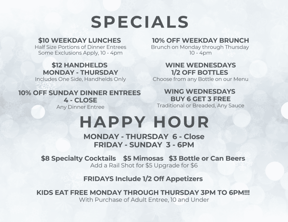 The Hatch Menu | Bold Flavors & Southern Comfort Dining